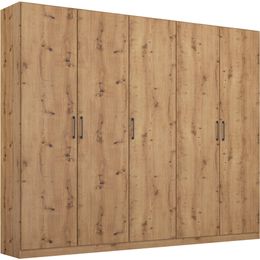 Kleiderschrank Rauch, B:226cm H:229cm T:54cmeiche artisan, Holzwerkstoff, Kinderzimmer, Schr&auml;nke, "Schrank Mehrzweckschrank Garderobenschrank