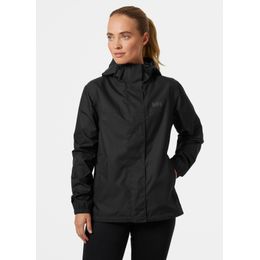 Helly Hansen Damen Regenjacke "W VANCOUVER RAIN JACKET"schwarz, Gr. L, Obermaterial: 100% Polyester, Jacken
