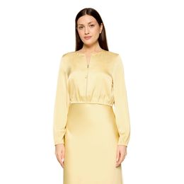Vera Mont Damen Jackenblazer "Damen mit Rei&szlig;verschluss"sunlight, Gr. 36, Satin, Obermaterial: 100% Polyester, Blazer