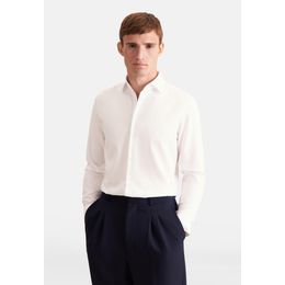 Seidensticker Herren Businesshemd "Schwarze Rose"ecru, Gr. 37, unifarben, 100% Baumwolle, Hemden, Slim 1/1 Kentkragen Uni
