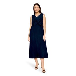 Betty Barclay Damen Midikleid "Damen mit V-Ausschnitt"dunkelblau, Gr. 48, Obermaterial: 69% Baumwolle, 29% Polyamid, 02% Elasthan, Kleider