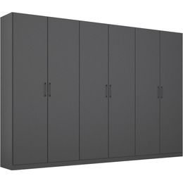 Kleiderschrank Rauch, B:271cm H:210cm T:54cmgraumetallic, Holzwerkstoff, Kinderzimmer, Schr&auml;nke, "Schrank Mehrzweckschrank Garderobenschrank