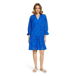 Betty Barclay Damen Sommerkleid "Damen mit 3/4 Arm"adria blau, Gr. 48, Obermaterial: 100% Baumwolle. Futter: 100% Baumwolle, Kleider