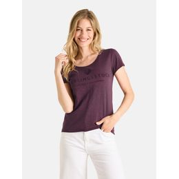 LIEBLINGSST&Uuml;CK LIEBLINGSST&Uuml;CK Damen T-Shirt "CiaEp"fig, Gr. XL, unifarben, Jersey, Obermaterial: 100% Baumwolle, Shirts, mit Logo-Print