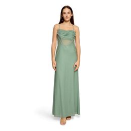 Vera Mont Damen Abendkleid "Damen im Glitzer-Look"gr&uuml;n, gr&uuml;n, Gr. 34, Netz, Obermaterial: 100% Polyester. Besatz: 100% Polyamid. Futter: 100%