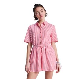 Roxy Damen Jumpsuit "Real Tomorrow Stripe"hibiscus sunrise stripe, Gr. M, Obermaterial: 100% Baumwolle., Overalls