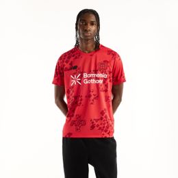 New Balance Damen T-Shirt "Bayer 04 26/27 Match Jersey"home, Gr. M, Jersey, Obermaterial: 100% Polyester, Shirts, mit Rundhalsausschnitt,