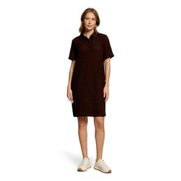 Cartoon Damen Polokleid "Damen mit Eingrifftaschen"dunkelbraun, Gr. 36, Obermaterial: 95% Polyester, 5% Elasthan, Kleider
