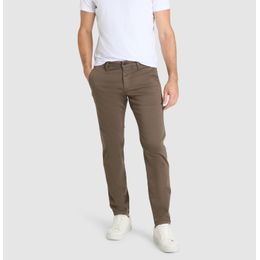 MAC Herren Chinohose "Driver"chocolate braun, Gr. 40, Web, Obermaterial: 89% Baumwolle, 8% Polyester, 3% Elasthan, Hosen, mit Stretch
