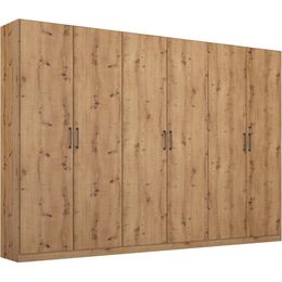 Kleiderschrank Rauch, B:271cm H:210cm T:54cmeiche artisan, Holzwerkstoff, Kinderzimmer, Schr&auml;nke, "Schrank Mehrzweckschrank Garderobenschrank