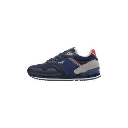 Pepe Jeans Herren Trainingsschuh "trainers LONDON CROSS M", Gr. 44navy, 45% Polyamid, 35% Polyurethan, 15% Cow Suede Leather, 5% Polyester, Schuhe