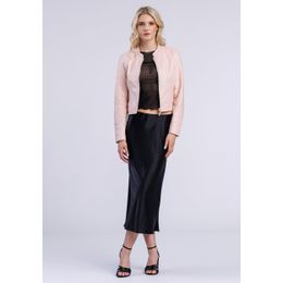 Freaky Nation Damen Lederjacke "Lederjacke-FN"rosa, Gr. M, Oberstoff: 100% Leder. Futter: 100% Baumwolle, Jacken