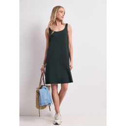 Street One Damen Sommerkleid, gr&uuml;n, Gr. 42, unifarben, Stoff, 95% Viskose, 5% Elasthan, Kleider, aus Viskose