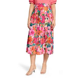 Vera Mont Damen Maxirock "Damen mit Gummizug"gelb, pink, Gr. 36, Obermaterial: 100% Baumwolle. Futter: 100% Polyester, R&ouml;cke