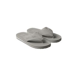 Calvin Klein Herren Zehentrenner "CITY THONG SLIDE", Gr. 42hellgrau, Textil, unifarben, Basic, Schuhe, Strandschuh, Pool Slides, Badeschuh, Flat mit