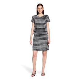 Betty Barclay Damen Sommerkleid "Damen mit U-Boot-Ausschnitt"dunkelblau, wei&szlig;, Gr. 36, Obermaterial: 100% Polyamid. Futter: 100% Polyester, Kleider