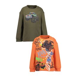 Blue Seven Jungen Langarmshirt "2er Pack Langarmshirts"m001, multipack 1, Gr. 110, 100% Baumwolle, Shirts