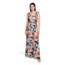 Vera Mont Damen Overall "Damen mit Raffung"ros&eacute;, rot, Gr. 44, Jersey, Obermaterial: 95% Polyester, 5% Elasthan. Futter: 100% Polyester, Overalls