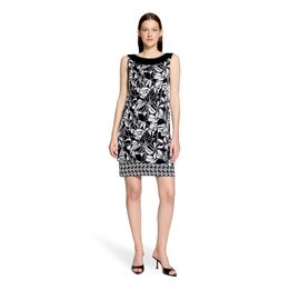 Betty Barclay Damen Jerseykleid "Damen ohne Arm"dunkelblau, wei&szlig;, Gr. 36, Obermaterial: 100% Polyamid. Futter: 100% Polyamid, Kleider
