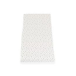 Moni Babybett-Matratze Classico 120 x 60 x 9 cm, Bezug abnehmbar, 100% Baumwolle wei&szlig;