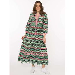 Zwillingsherz Kleid "Zick Zack" in Bunt - 48% | Gr&ouml;&szlig;e L/XL | Damen-kleider