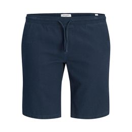 Jack & Jones PlusSize Herren Jogginghose "JPSTJAIDEN WAFFLE RESORT SHORTS PLS", blau, Gr. 44, JACK & JONES PLUSSIZE, unifarben, Web, Obermaterial: 100% Baumwolle, Hosen,