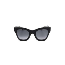 Carolina Herrera Damen-Sonnenbrille in Schwarz/ Blau - 74% | Gr&ouml;&szlig;e 50 | Damen-brillen