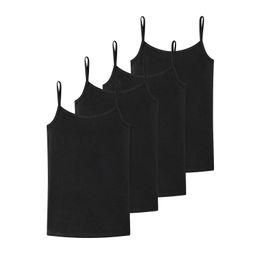 Schiesser M&auml;dchen Spaghettitop 95/5 Organic Cotton 4er Pack