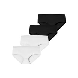Schiesser Damen Panty Invisible Cotton 4er Pack