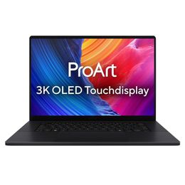 ASUS ProArt P16, 16 Zoll, Touch, OLED, 3K, AMD Ryzen AI 9 HX 370, 32GB, 1 TB SSD, NVIDIA GeForce RTX 5060 (H7606WP-SR271W, Nano Black, 120 Hz, 0,2 ms, DisplayHDR True Black 500)