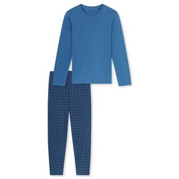 Schiesser Herren Schlafanzug Casual Essentials 1er Pack