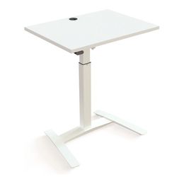 STIER Elektrisch h&ouml;henverstellbarer Steh-Tisch 501-9 80 x 60 cm Wei&szlig; (907782)