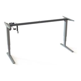 STIER Elektrisch h&ouml;henverstellbares Gestell 501-43 Silber f&uuml;r 180 x 80 cm Platte (907771)