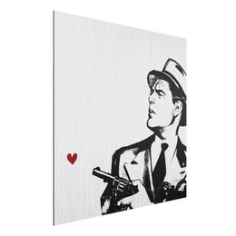Bilderwelten Alu-Dibond Outdoor Bild Love and Gun