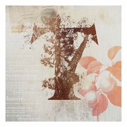 Bilderwelten Alu-Dibond Outdoor Bild Vintage Gold Alphabet Buchstabe T