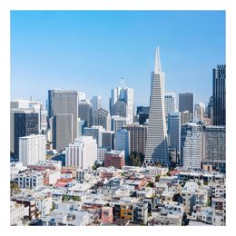 Bilderwelten Alu-Dibond Outdoor Bild San Francisco Skyline
