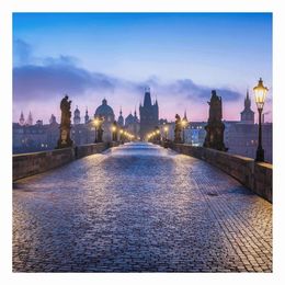 Bilderwelten Alu-Dibond Outdoor Bild Karlsbr&uuml;cke in Prag