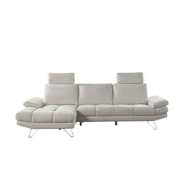 H&ouml;ffner Ecksofa Vea grau Ma&szlig;e (cm): B: 283 H: 89 T: 189.0 &raquo; H&ouml;ffner