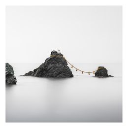 Bilderwelten Alu-Dibond Outdoor Bild Meoto Iwa - die verheirateten Felsen
