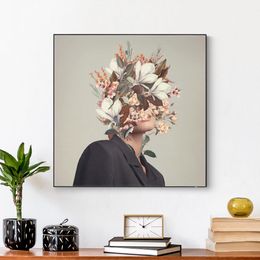 Bilderwelten Wechselbild Blumen Portr&auml;t - Beige Magnolien