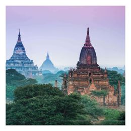 Bilderwelten Alu-Dibond Outdoor Bild Sakralgeb&auml;ude in Bagan