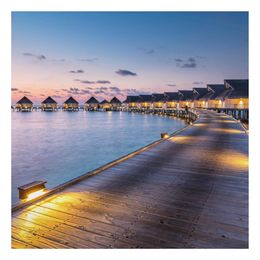 Bilderwelten Alu-Dibond Outdoor Bild Sonnenuntergang im Paradies