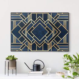 Bilderwelten Wechselbild Art Deco Gold