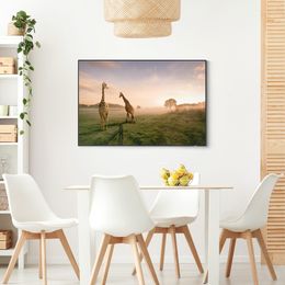 Bilderwelten Wechselbild Surreal Giraffes