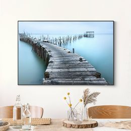 Bilderwelten Wechselbild Der Hafen von Carrasqueira