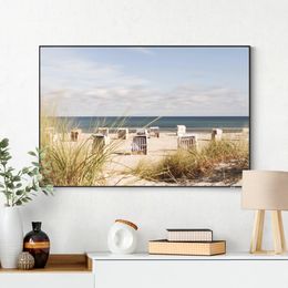 Bilderwelten Wechselbild Ostsee und Strandk&ouml;rbe