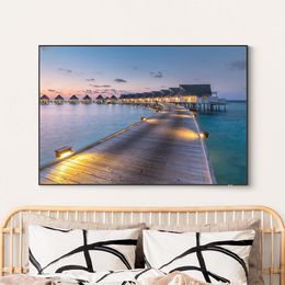 Bilderwelten Wechselbild Sonnenuntergang im Paradies