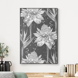 Bilderwelten Wechselbild Florale Eleganz Vintage Strelitzie