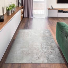 Bilderwelten Vinylteppich Shabby grau 3D-Effekt - Shabby Betonoptik - Beton K&uuml;che Badezimmer Flur