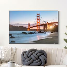 Bilderwelten Wechselbild San Francisco bei D&auml;mmerung